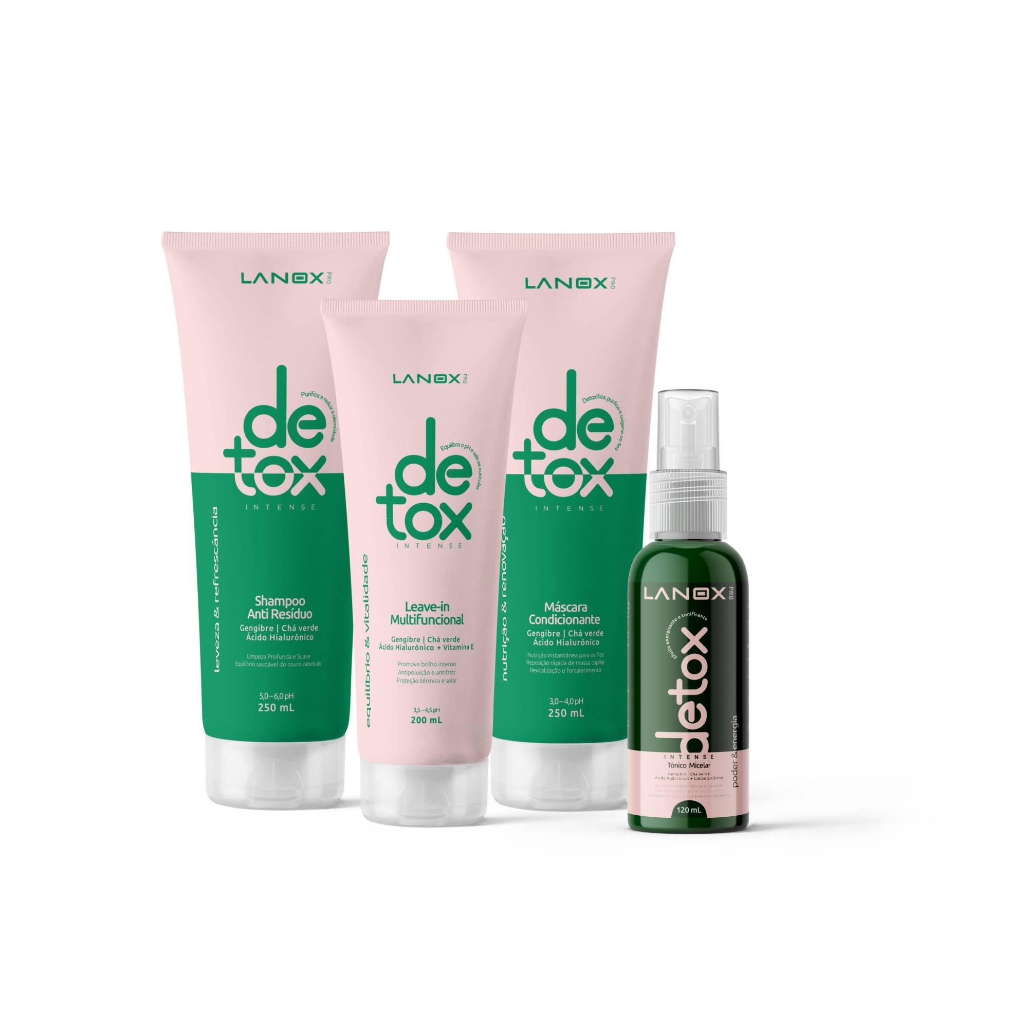 Linha Completa Detox Intense Lanox – Trihair Cosméticos
