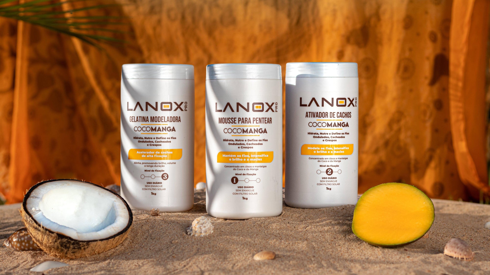 Kit 3 finalizadores CocoManga Lanox – Trihair Cosméticos
